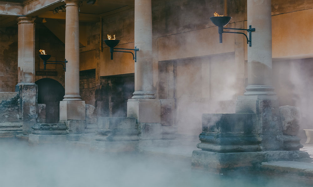 Roman Baths Italy Historic Roman Baths, Northern Belle Luxury Train